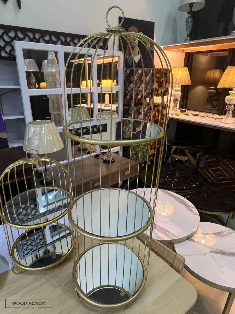 Bird cage 3 shelf – Qadri Furniture